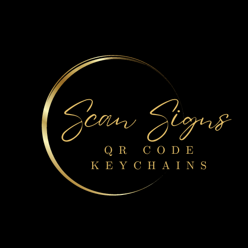 Scan Signs/QR Code Keychains | Mrs. B's Creations
