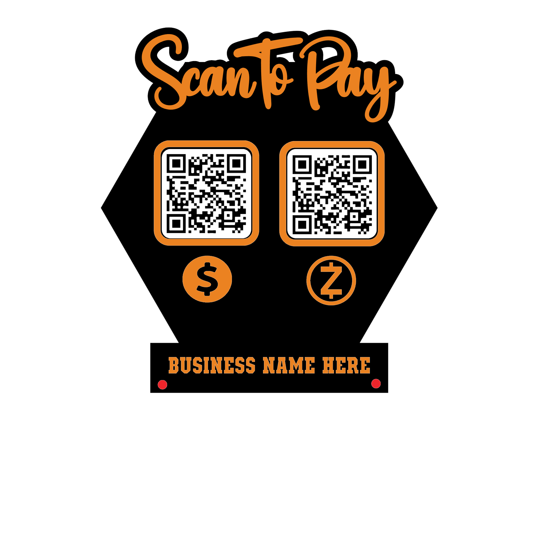 Scan To Pay Sign | Mrs. B's Creations